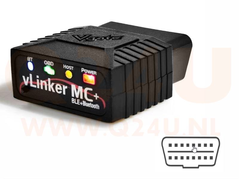 OBD24U.nl Vgate vlinker mc+ - BLE + bluetooth €74.95 OBD24U.nl